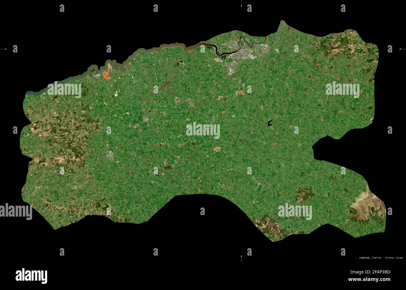 Limerick outline map hi-res stock photography and images - Alamy