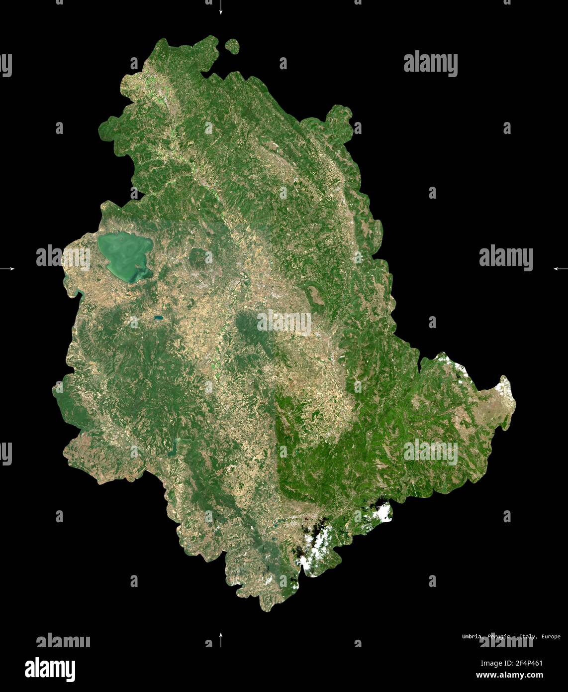 Umbrien map hi-res stock photography and images - Alamy