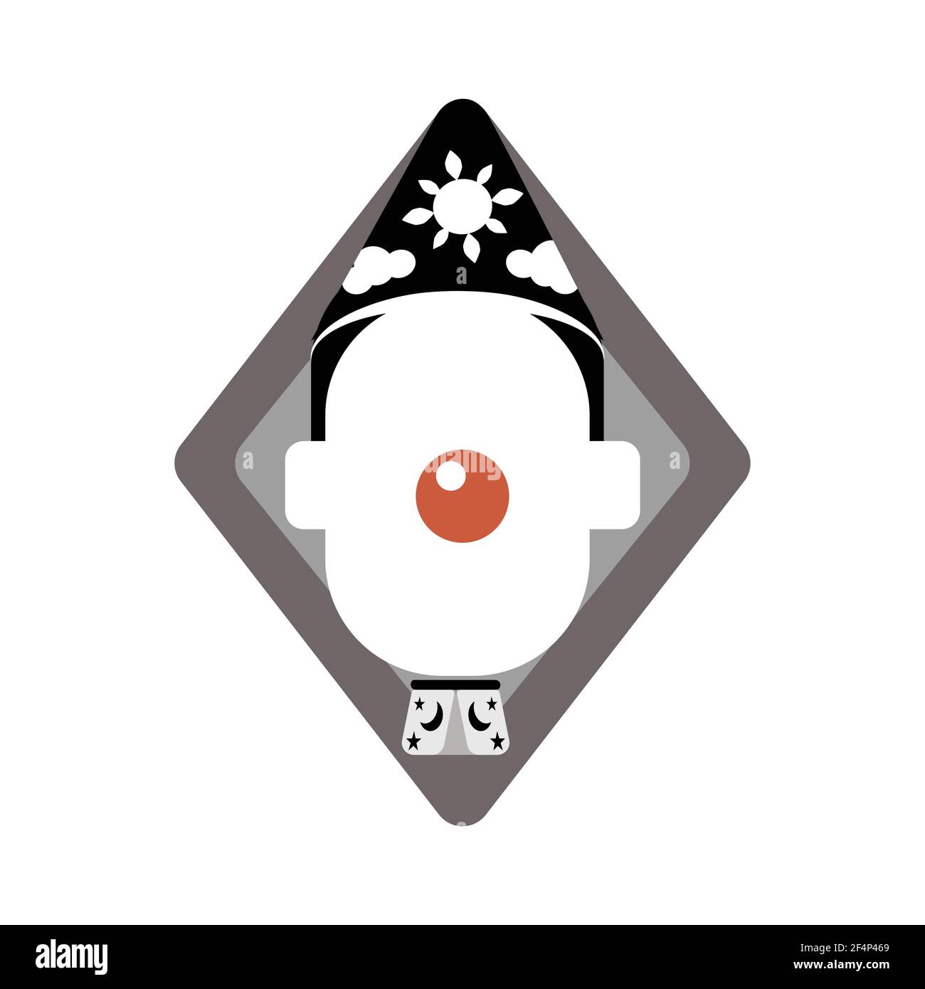 Male clown Stock Vector Images - Alamy