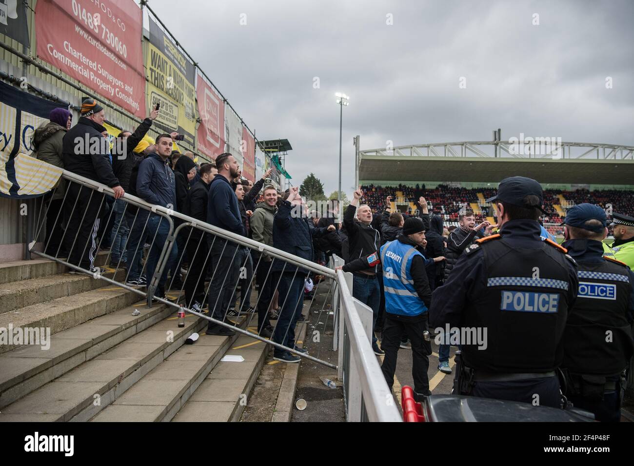 Segregation of supporters hi-res stock photography and images - Alamy