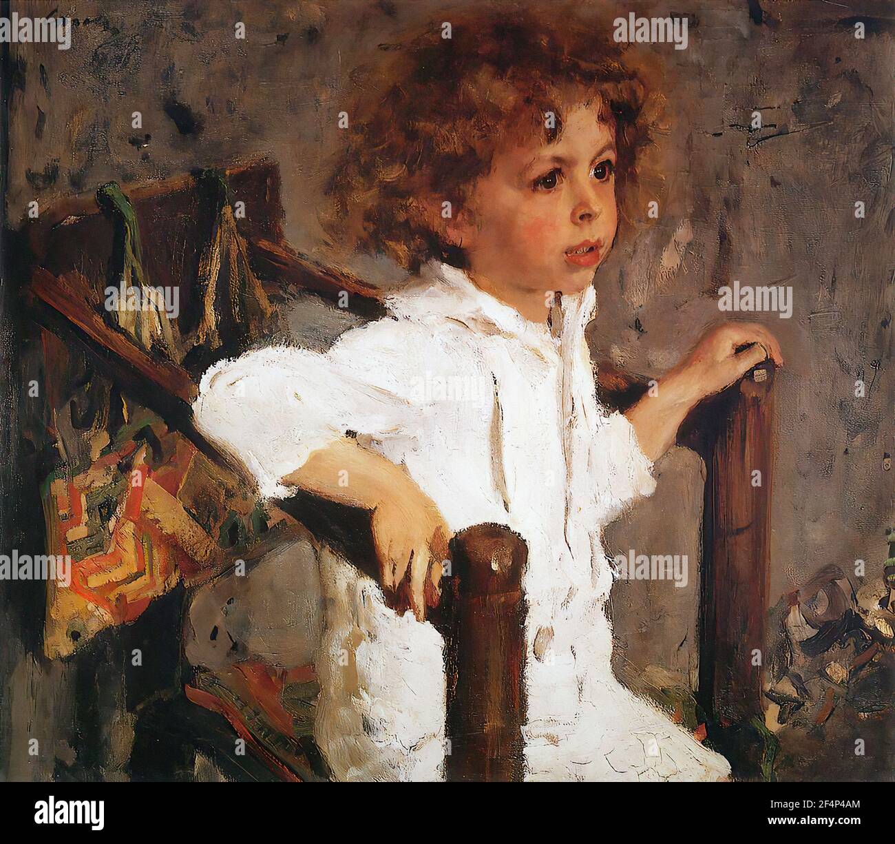 Valentin Serov - Mik Morozov 1901 Stock Photo - Alamy