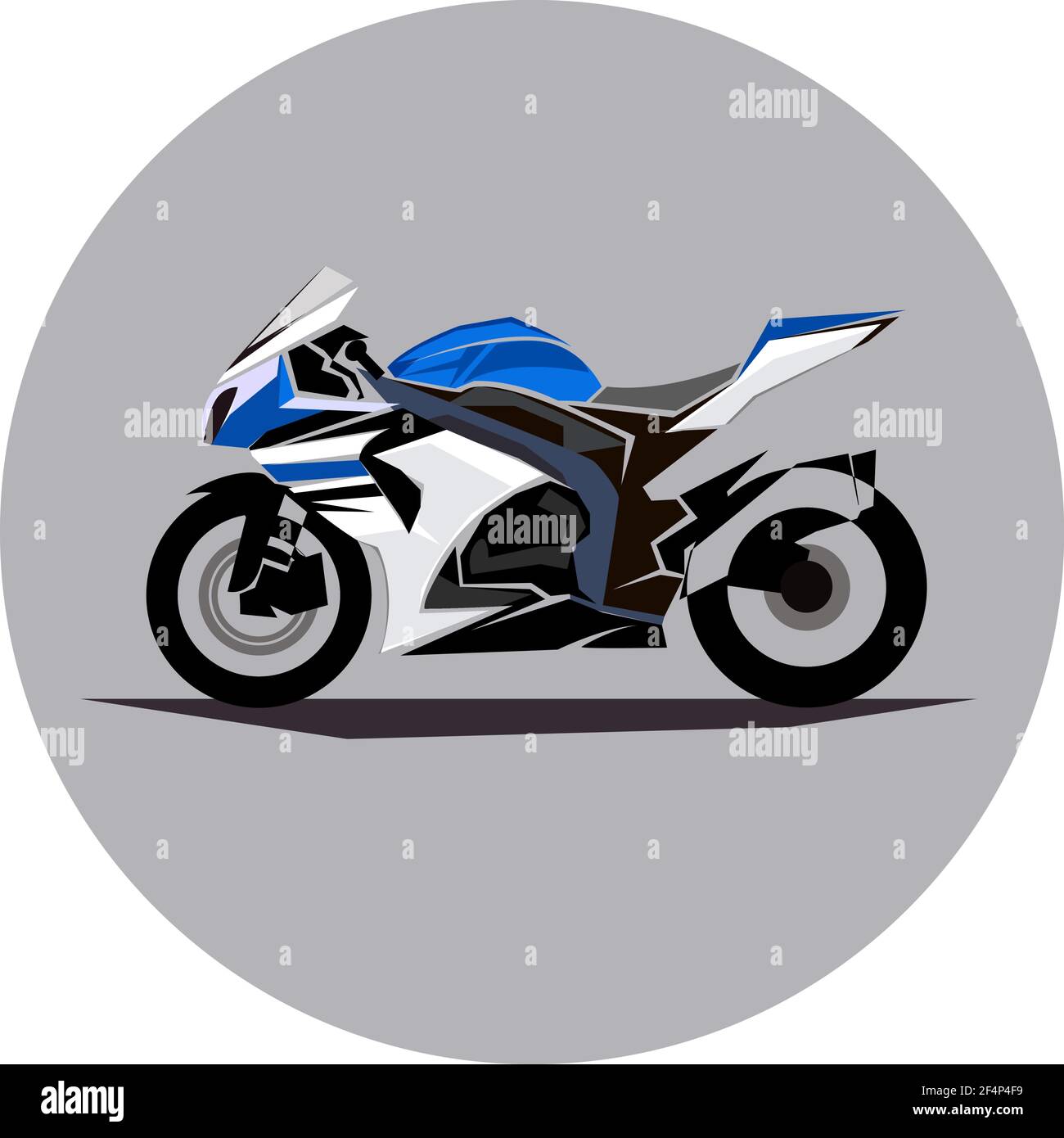 fast extreme sport bike vector eps10 illustration icon Stock Vector ...
