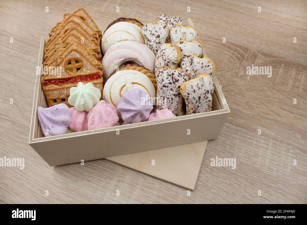 Biscuit. Background texture. Stack of cookies biscuit texture from ...