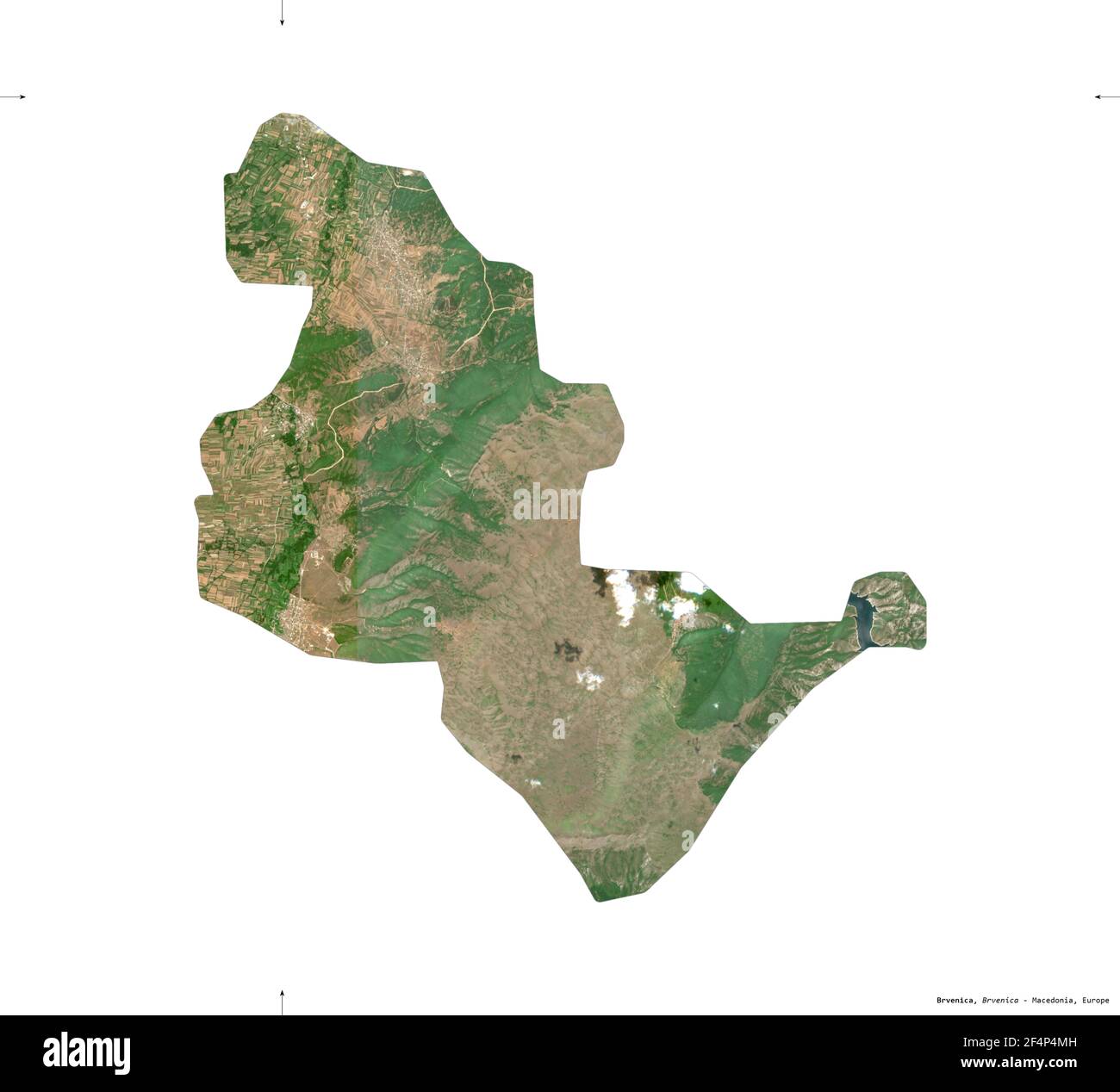 Map of brvenica Cut Out Stock Images & Pictures - Alamy