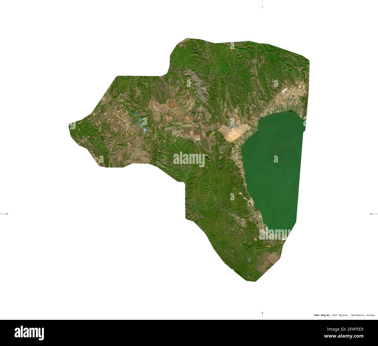 Star dojran outline map Cut Out Stock Images & Pictures - Alamy