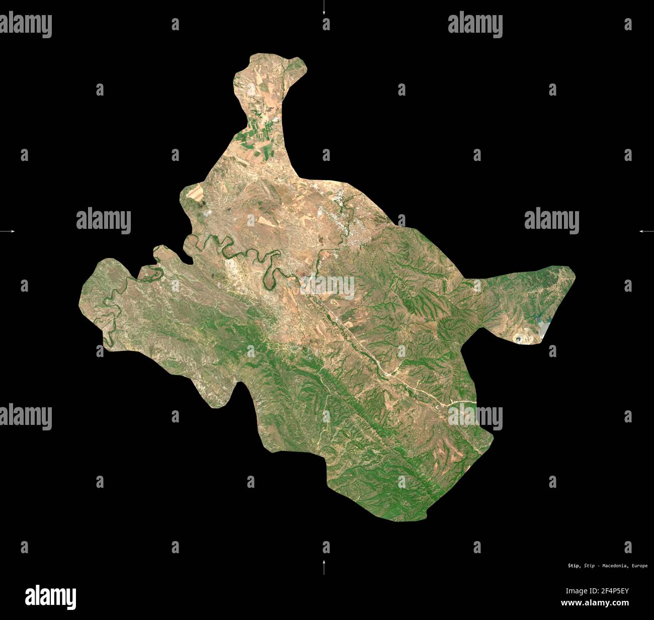Stip outline map hi-res stock photography and images - Alamy