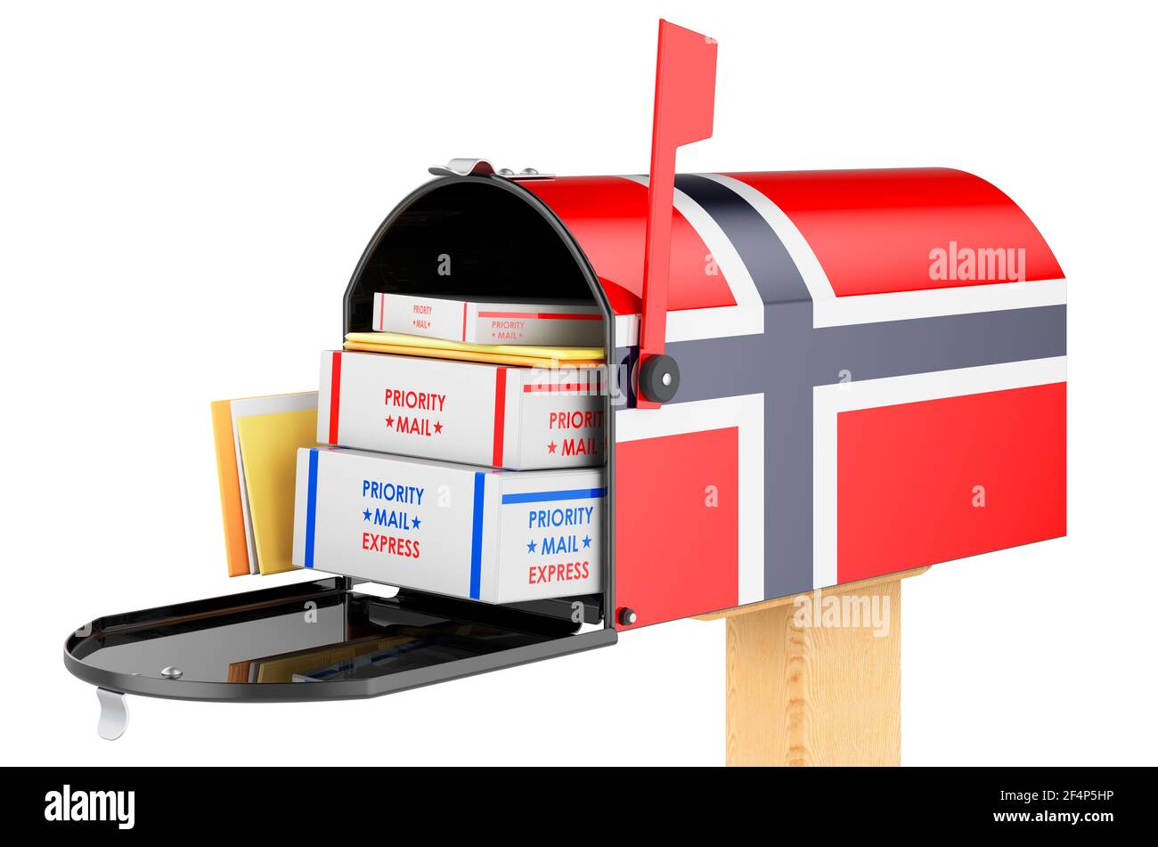 Norwegian letter box hi-res stock photography and images - Alamy