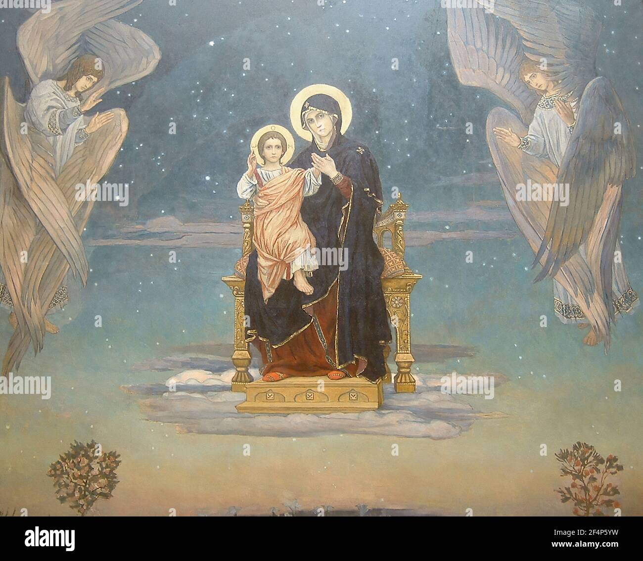 Viktor Vasnetsov - Bogomater Stock Photo - Alamy