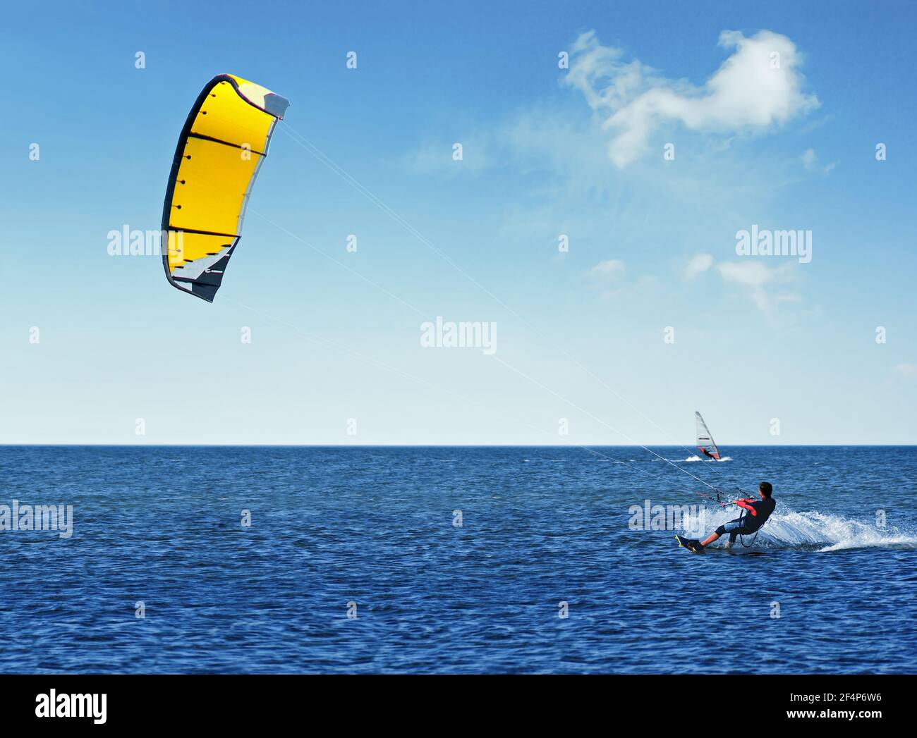 Practice wind surfer hi-res stock photography and images - Alamy