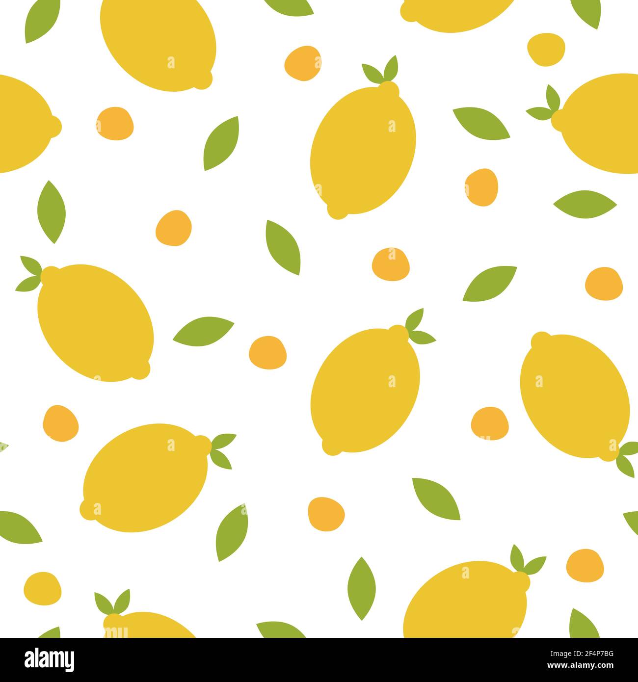 Seamless background pattern lemons Cut Out Stock Images & Pictures - Alamy