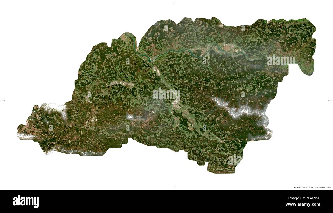 Outline map of koroska hi-res stock photography and images - Alamy