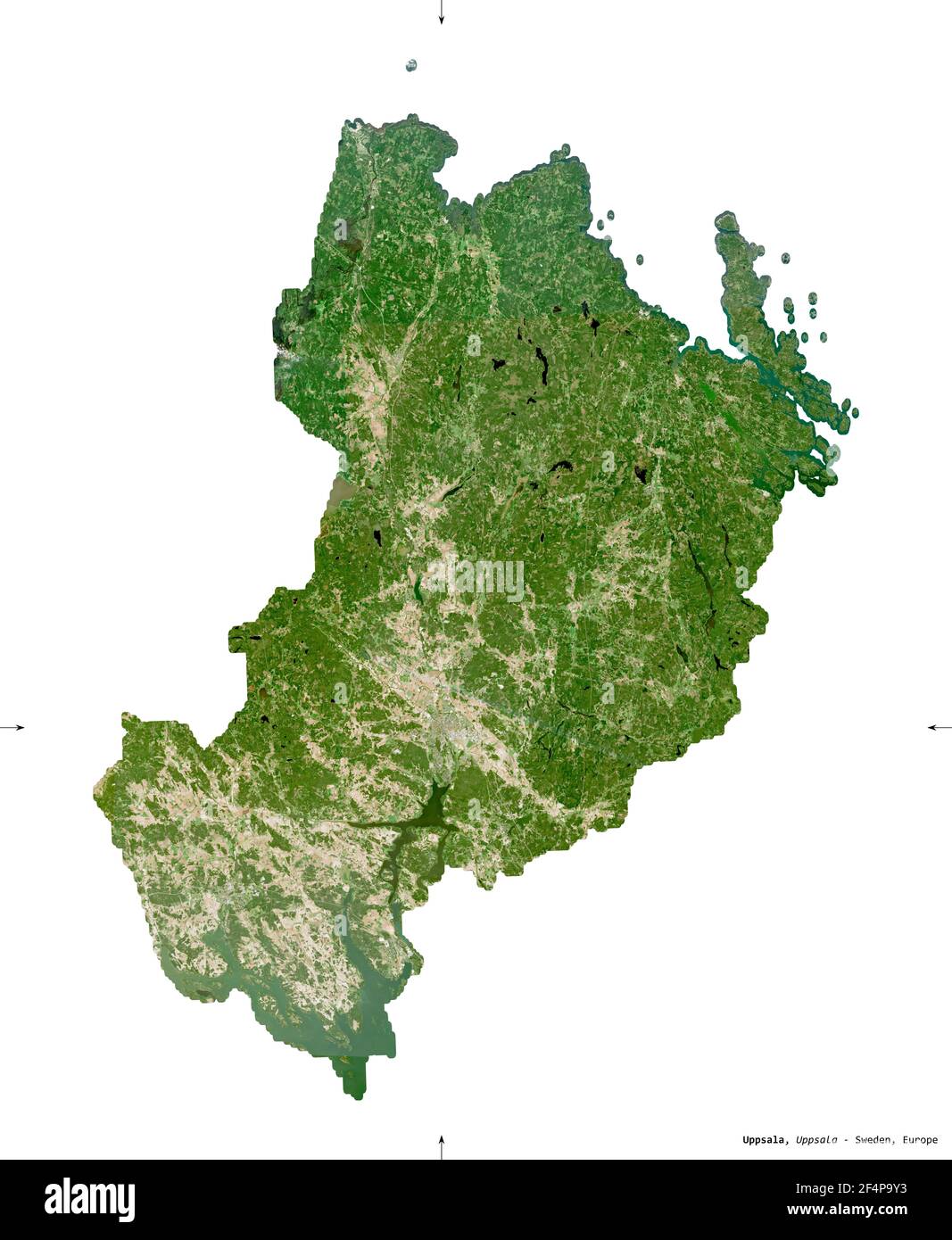 Uppsala county map hi-res stock photography and images - Alamy