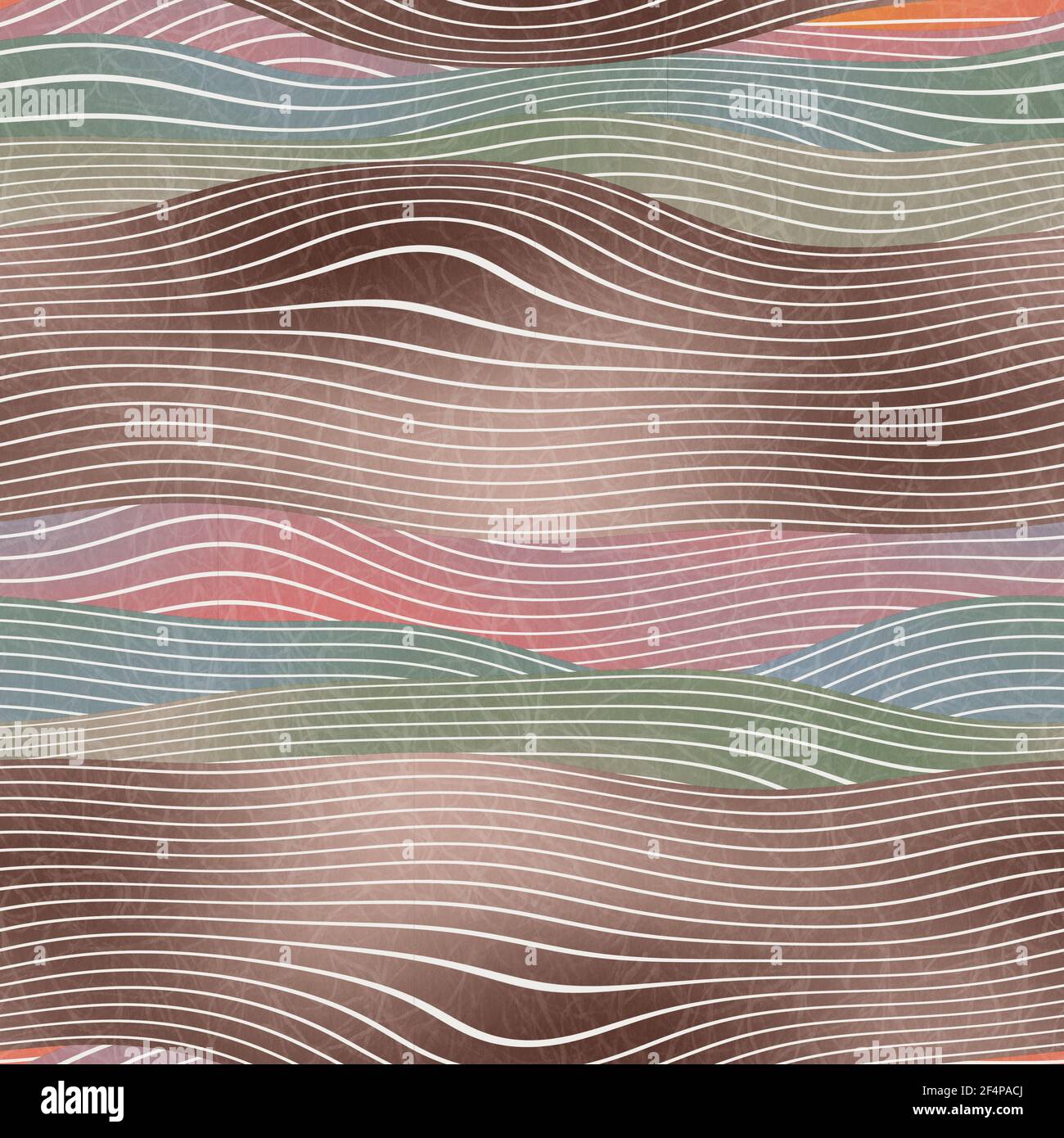 Seamless natural landscape hill pattern for print Stock Photo - Alamy