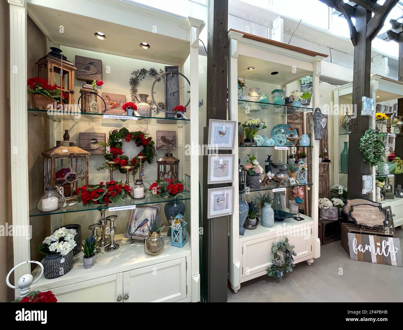 Orlando, FL USA - February 27, 2021: The spring and summer interior ...