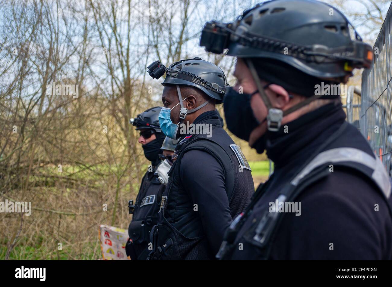 Hs2 protest camps hi-res stock photography and images - Alamy