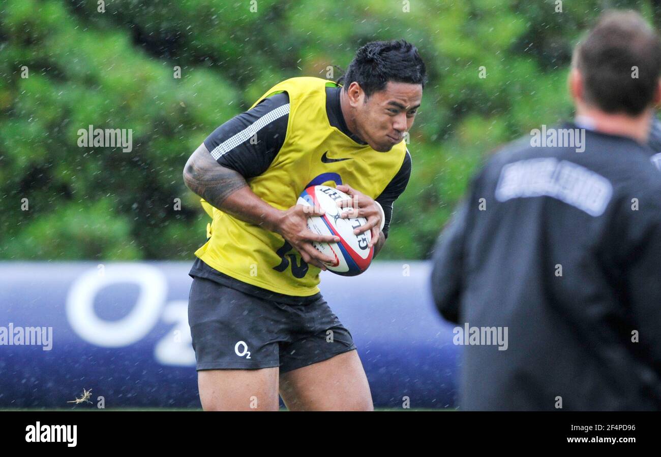 ENGLAND RUGBY TEAM TRAINING AT PENNY HILL PARK HOTEL FOR THEIR WORLD ...