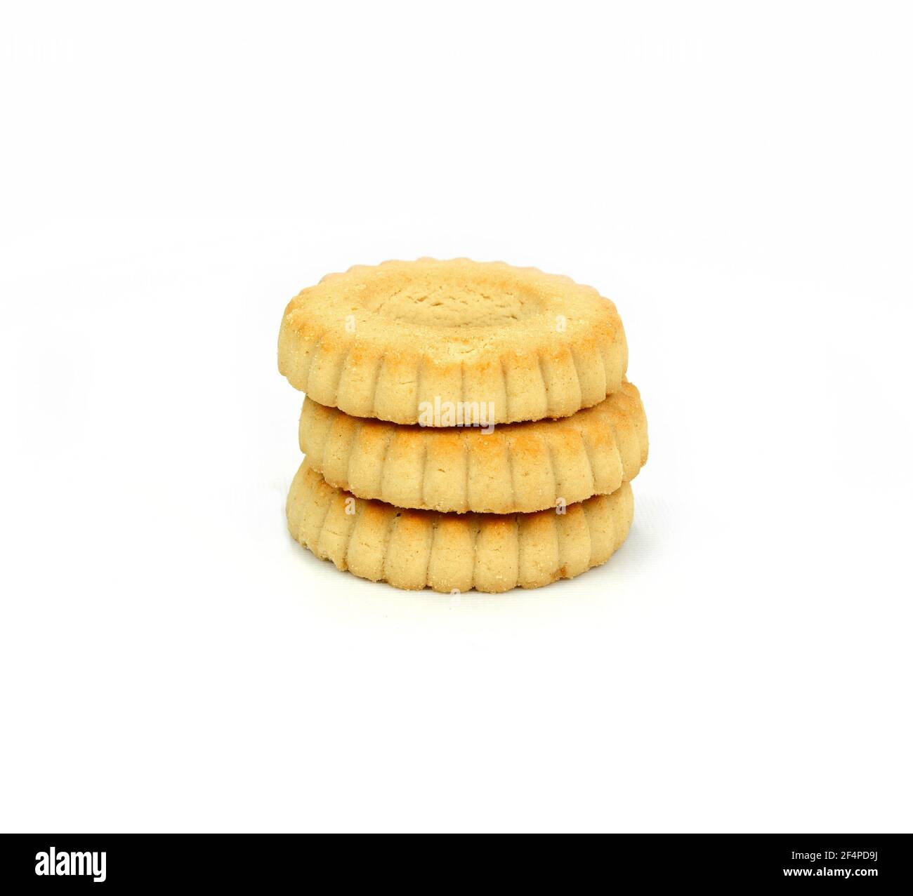 Ring biscuits pile isolated on a white background Stock Photo - Alamy