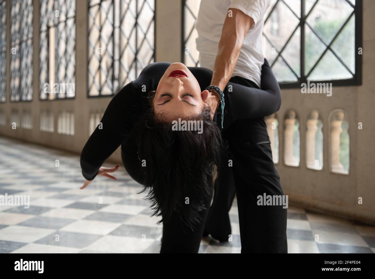 Ballroom pose woman studio hi-res stock photography and images - Alamy