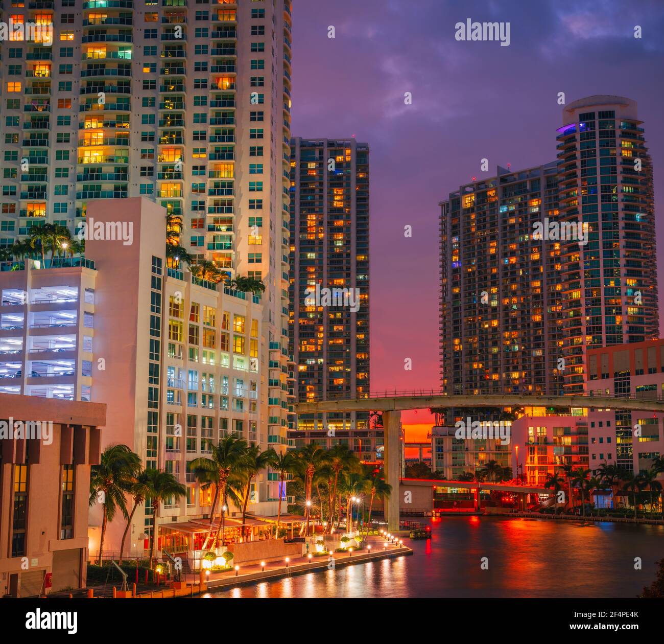 buildings cityscape miami Brickell florida cute beautiful Stock Photo ...