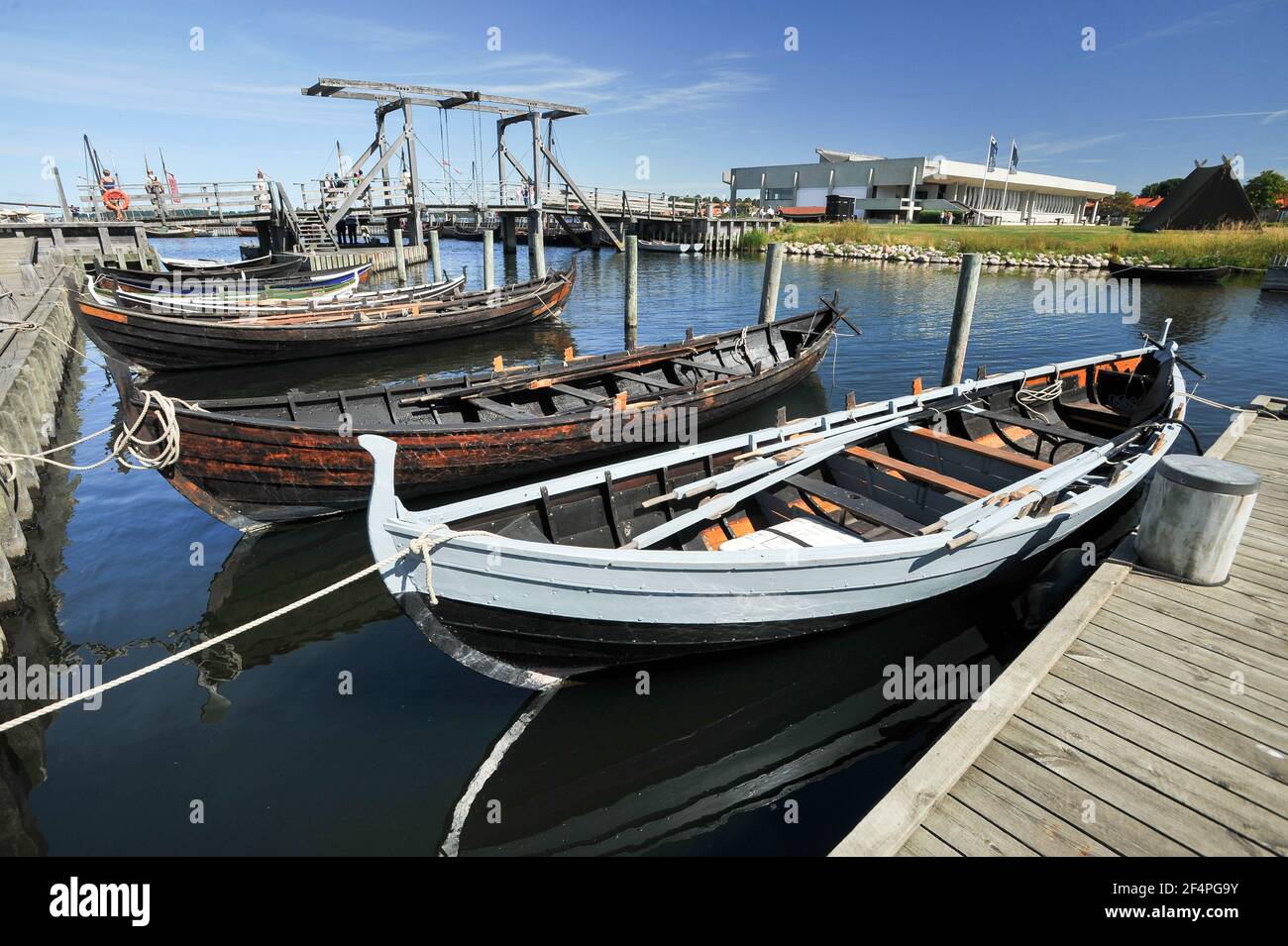 Collection of authentic historic boats from Scandinavia and full scale ...