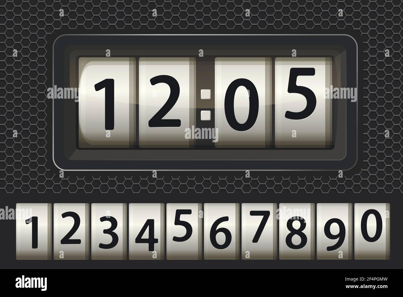 Old score board Stock Vector Images - Alamy