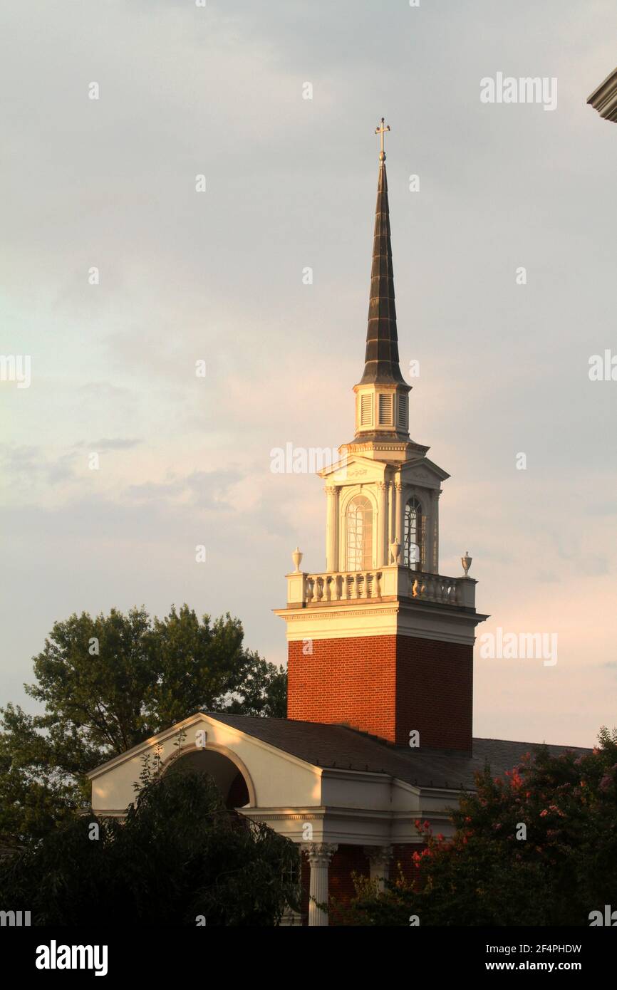 Lynchburg, Virginia, USA. Snidow Chapel on the campus of University of ...