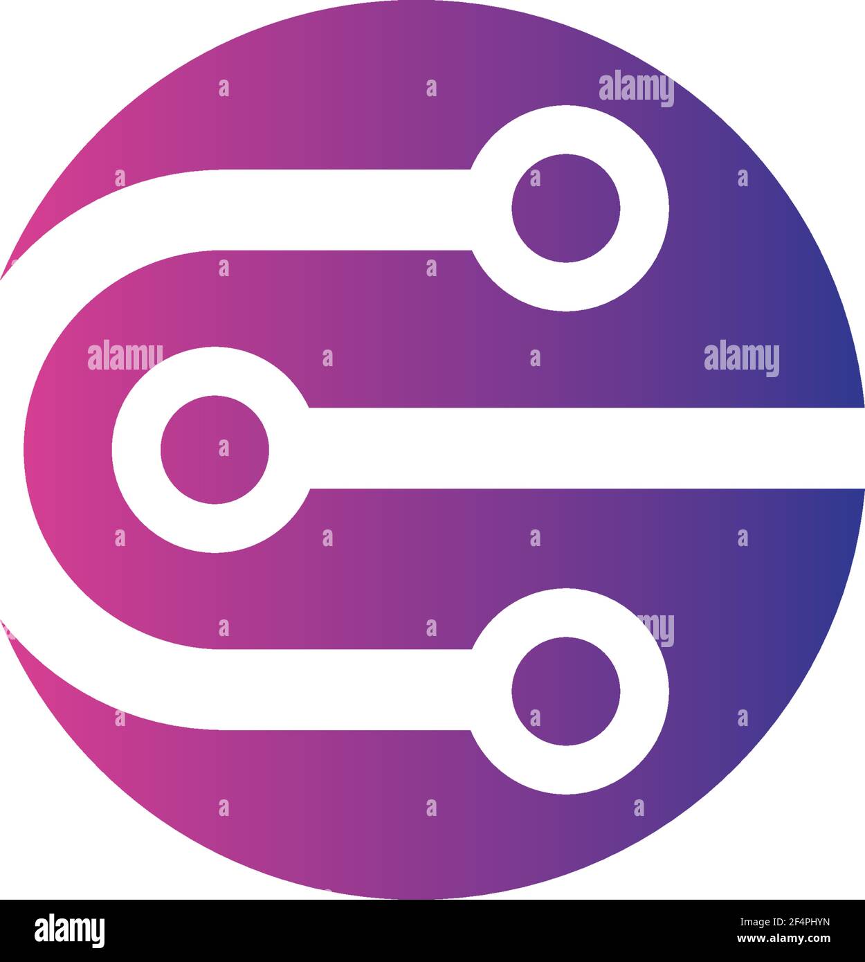 Technology icon logo vector illustration design Stock Vector Image ...