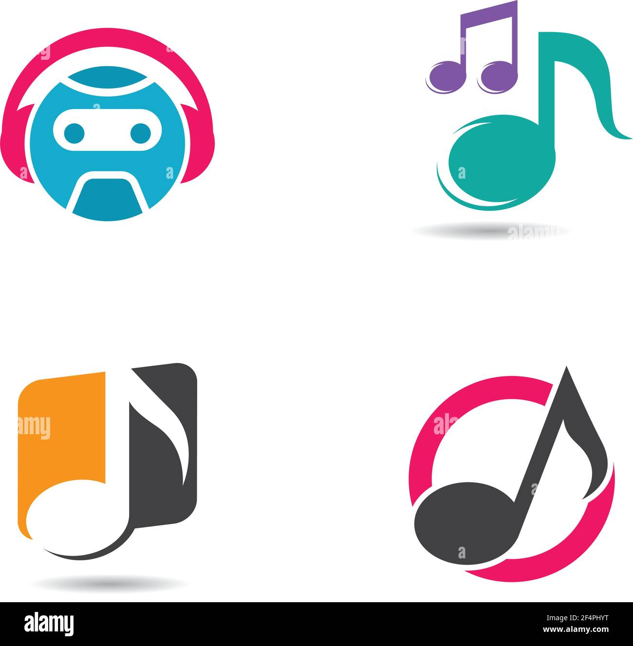 Music logo creative vector icon illustration Stock Vector Image & Art ...