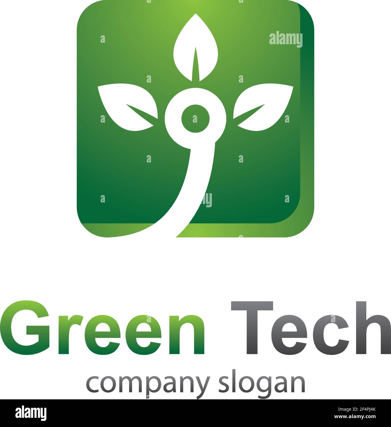 Green technology logo vector icon illustration Stock Vector Image & Art ...