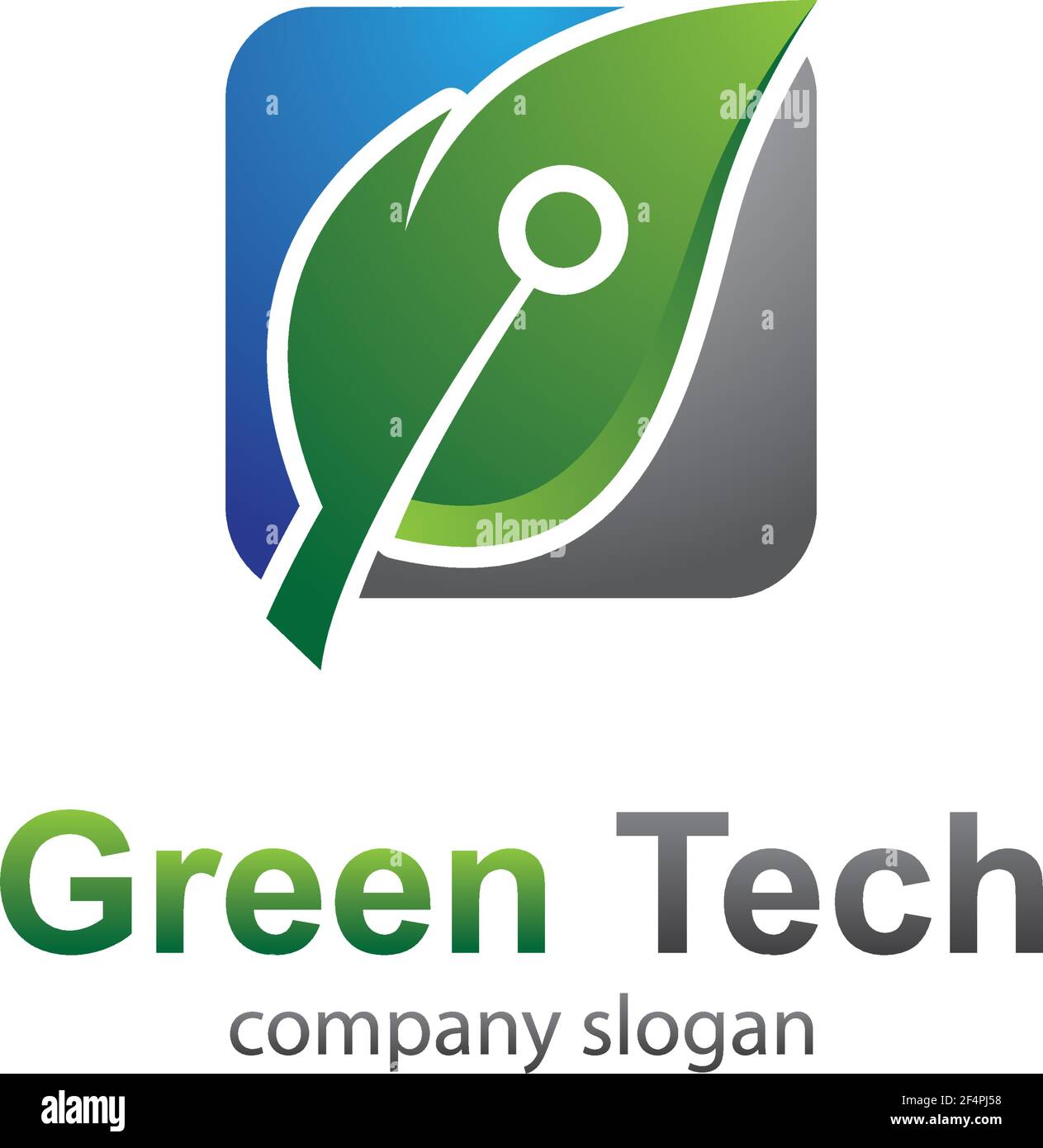 Green technology logo vector icon illustration Stock Vector Image & Art ...