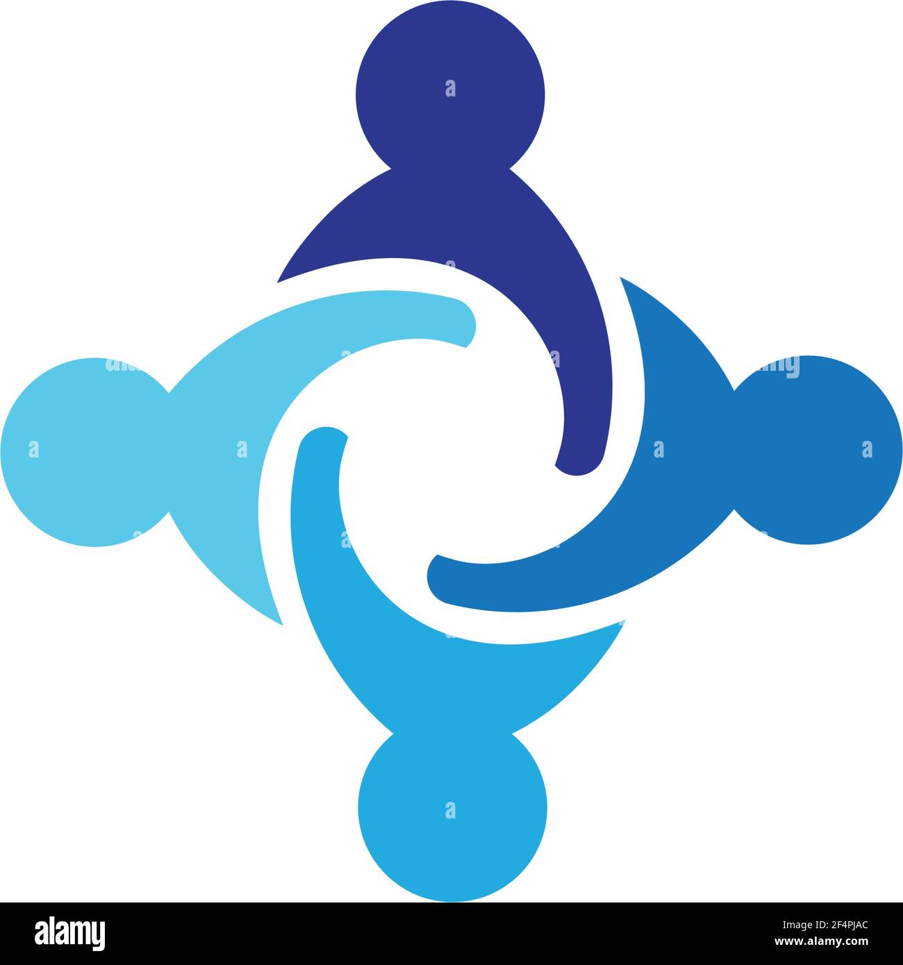 Business teamwork logo template vector icon design Stock Vector Image ...