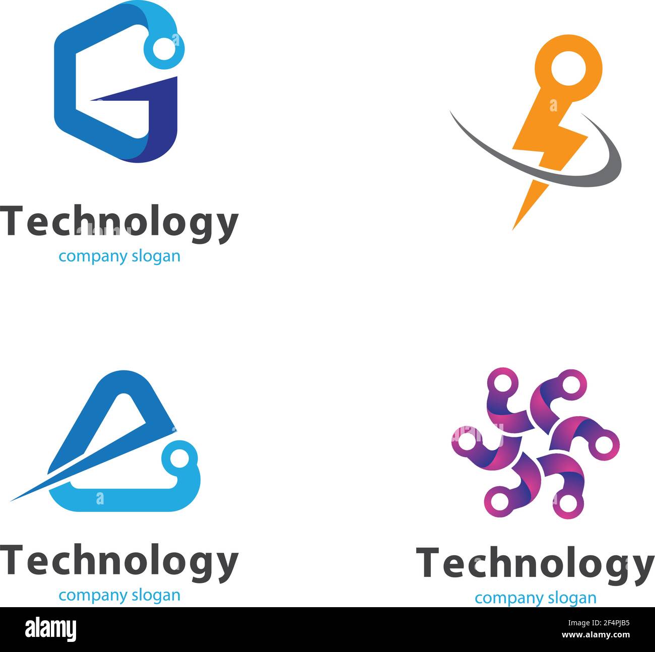 Circular technology circuit icon logo vector illustration design Stock ...