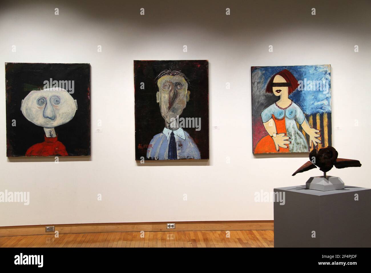 Inside an art gallery Stock Photo - Alamy