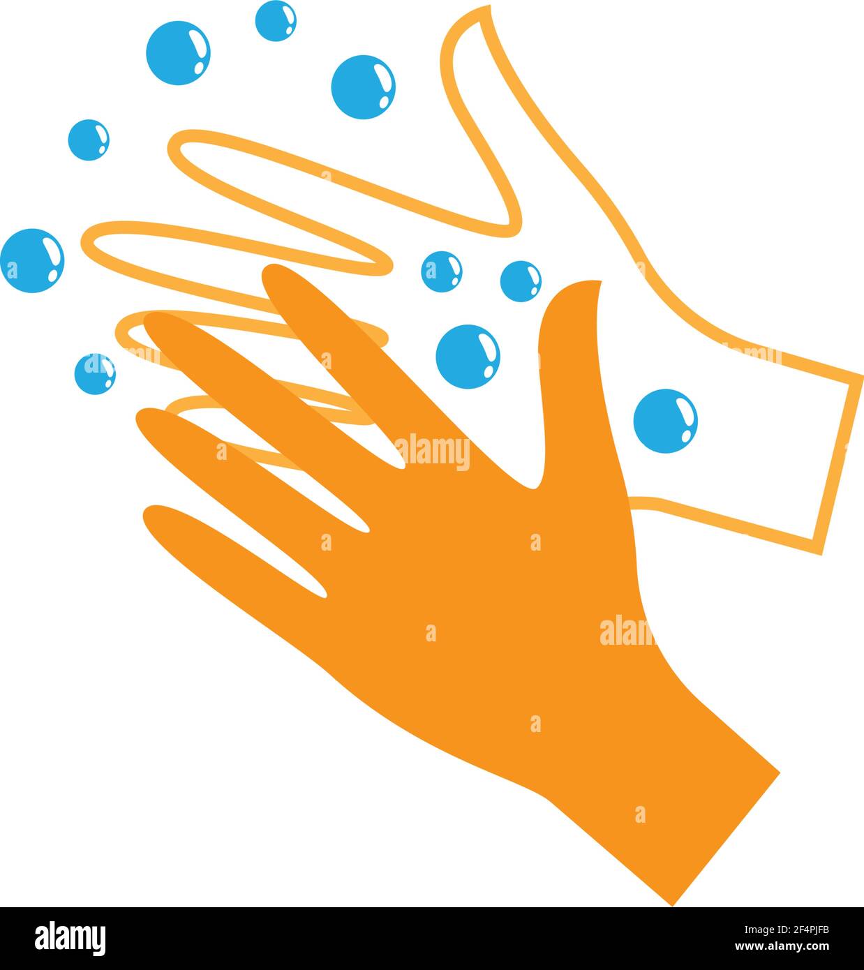 Hand wash logo template vector icon design Stock Vector Image & Art - Alamy