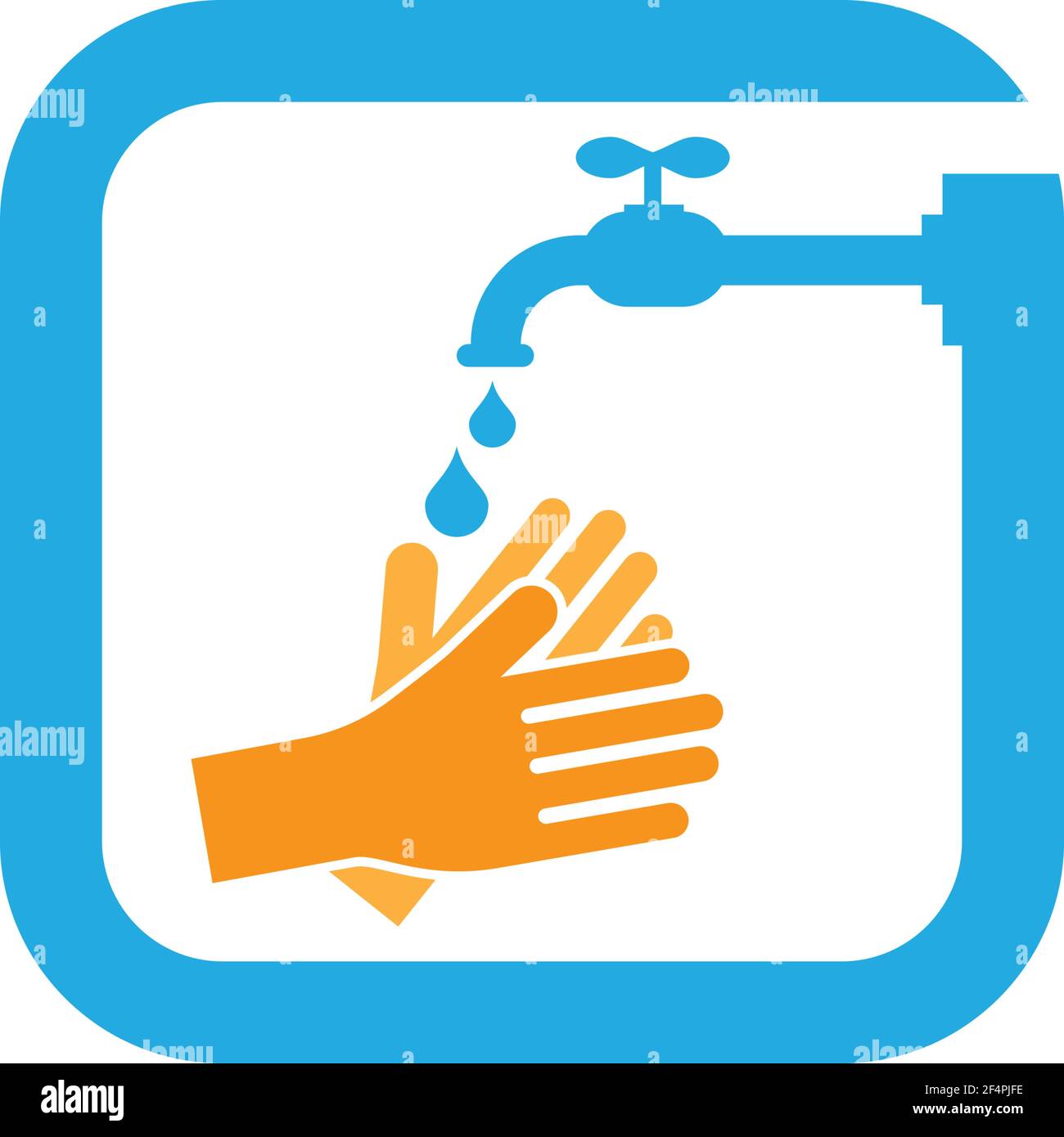 Hand wash logo template vector icon design Stock Vector Image & Art - Alamy