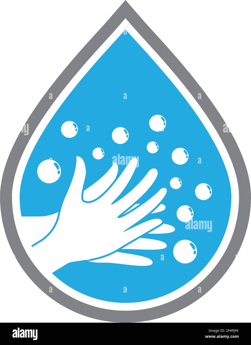Hand wash logo template vector icon design Stock Vector Image & Art - Alamy