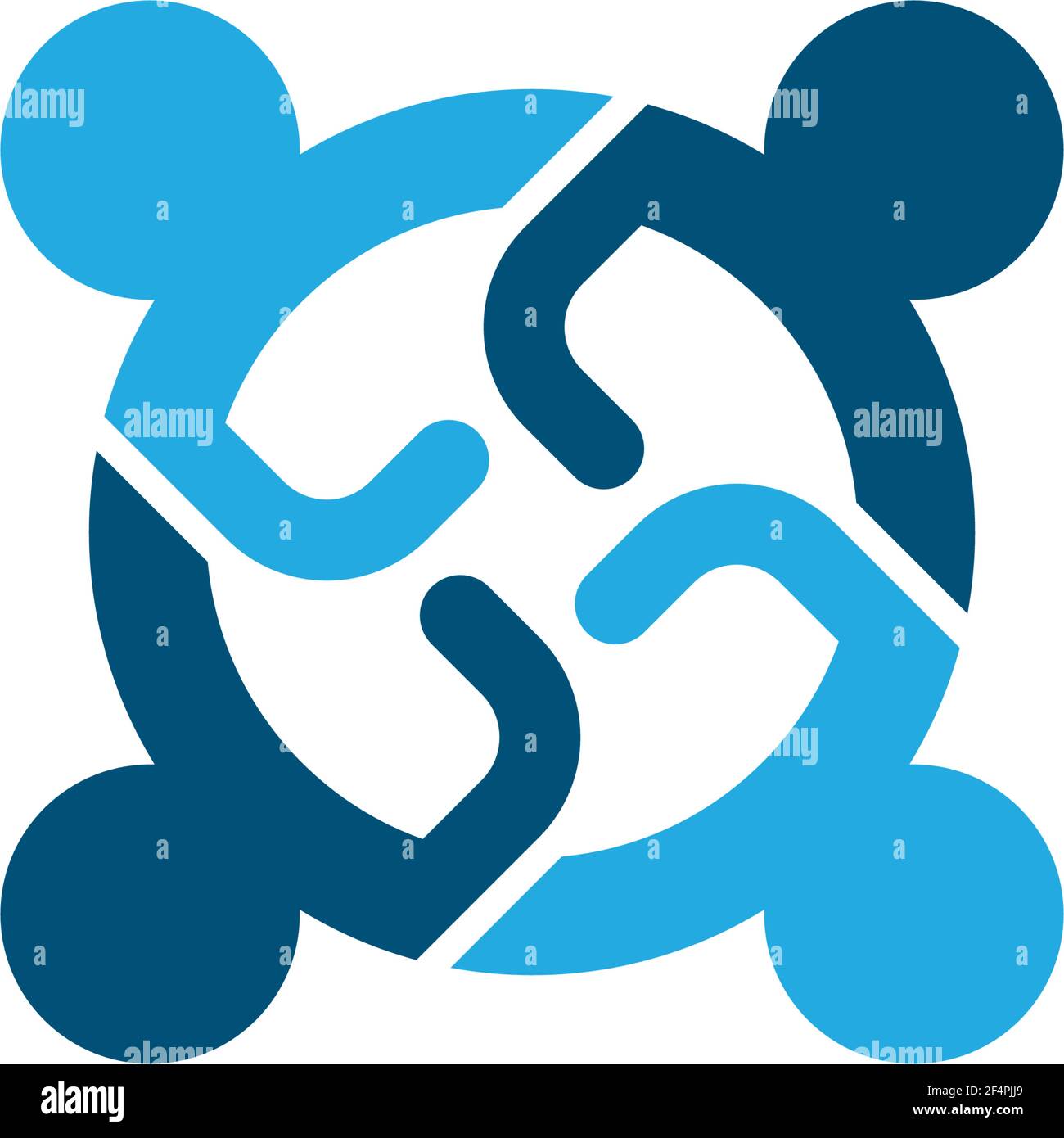 Business teamwork logo template vector icon design Stock Vector Image ...