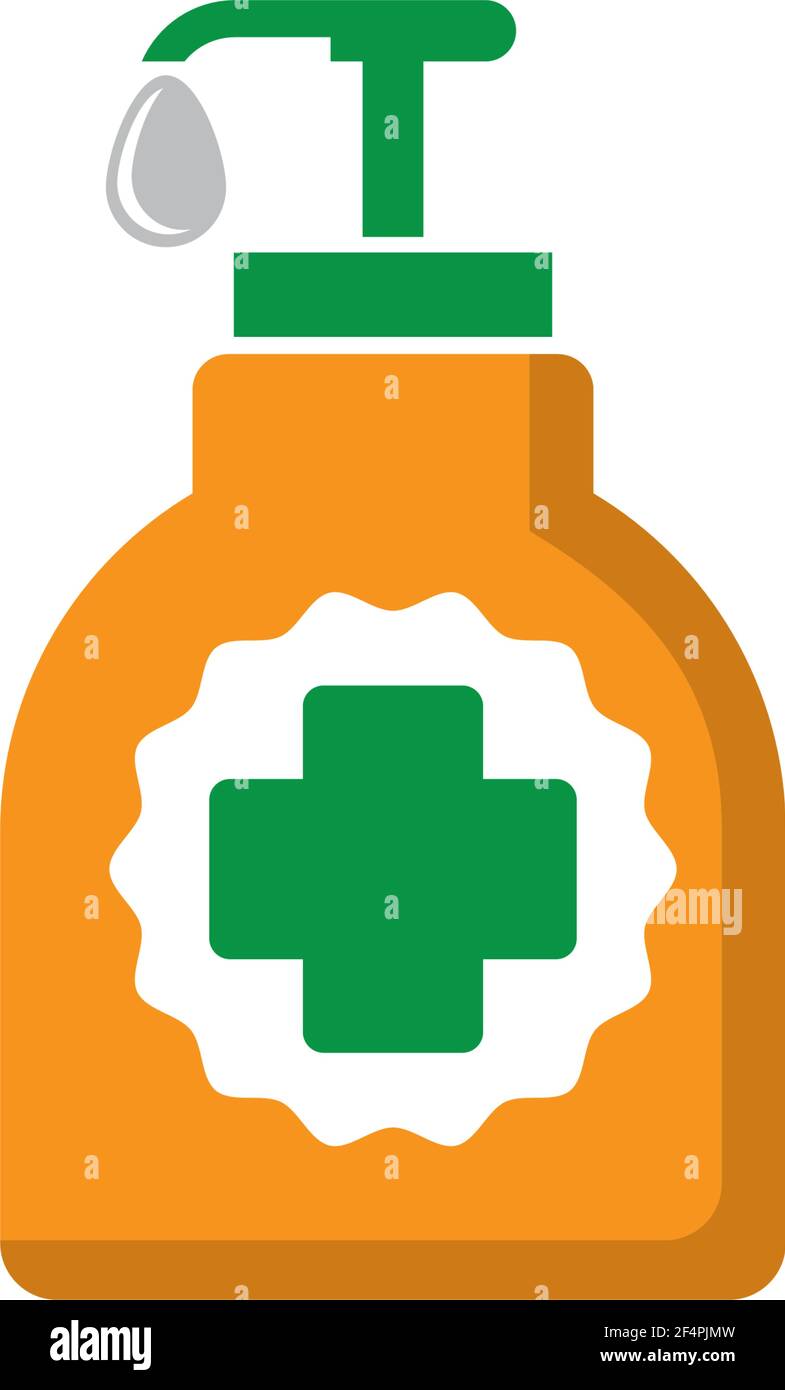 Hand sanitizer icon logo vector design Stock Vector Image & Art - Alamy