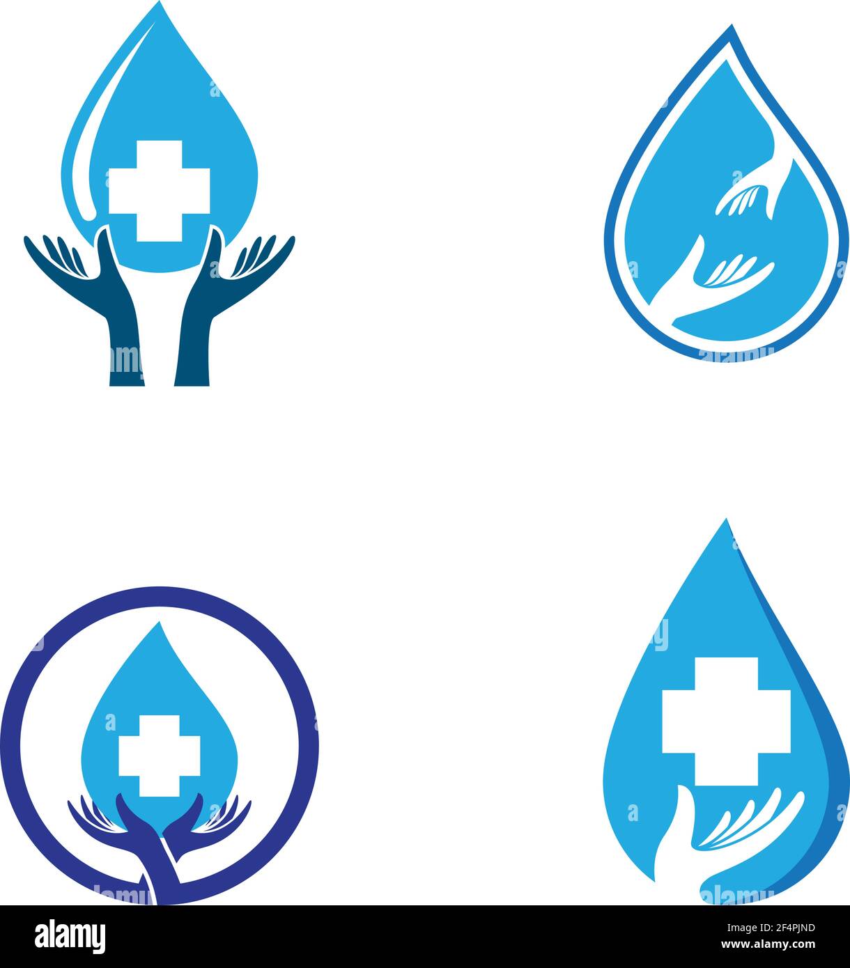 Hand wash logo template vector icon design Stock Vector Image & Art - Alamy