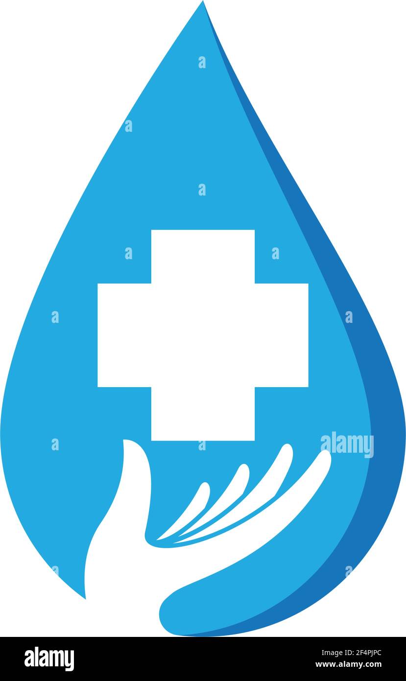 Hand wash logo template vector icon design Stock Vector Image & Art - Alamy