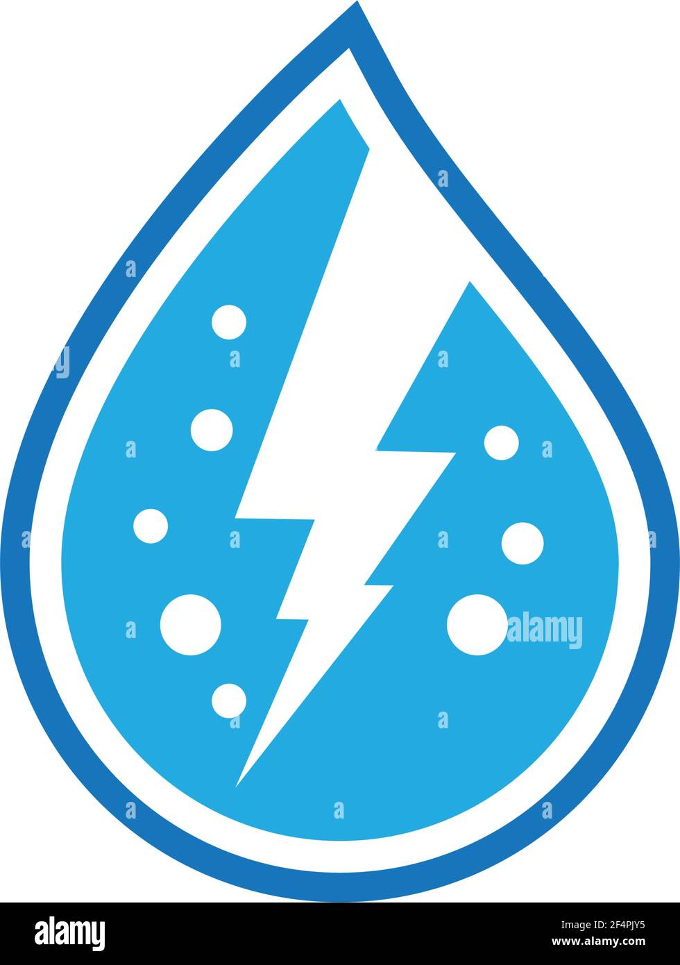 Water energy element icon logo illustration Stock Vector Image & Art ...