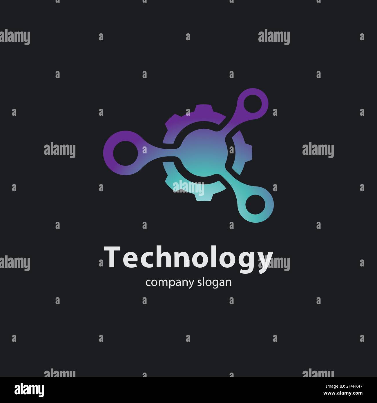 Circular technology circuit icon logo vector illustration design Stock ...