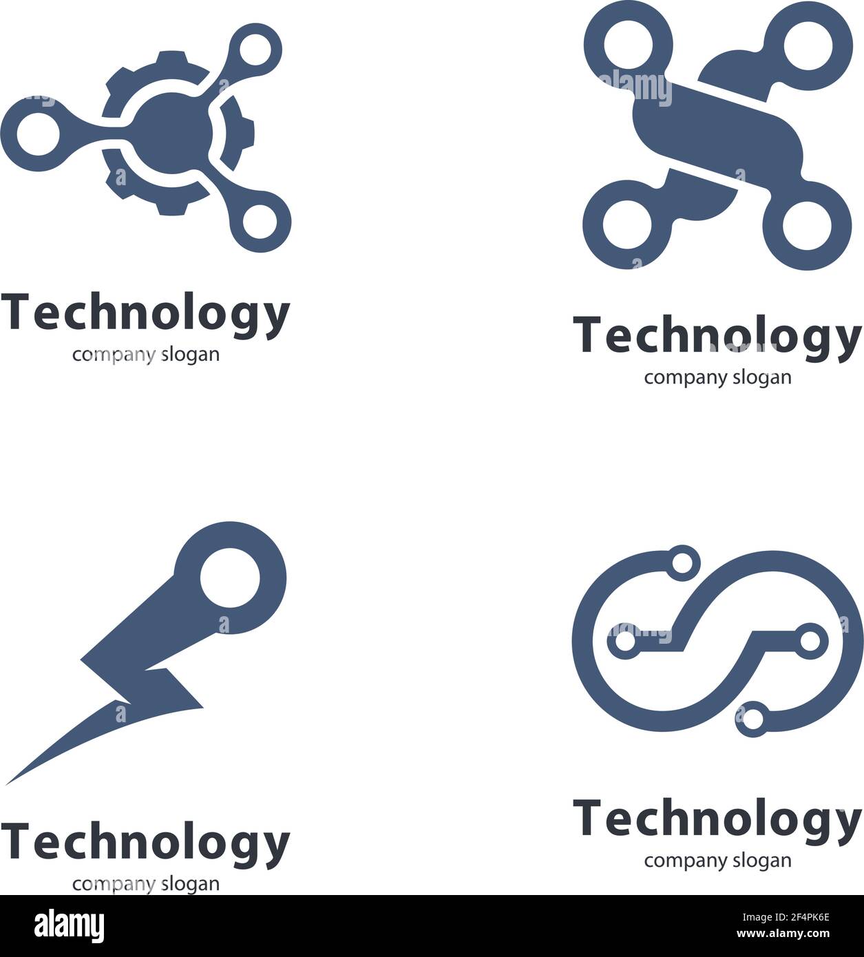 Circular technology circuit icon logo vector illustration design Stock ...