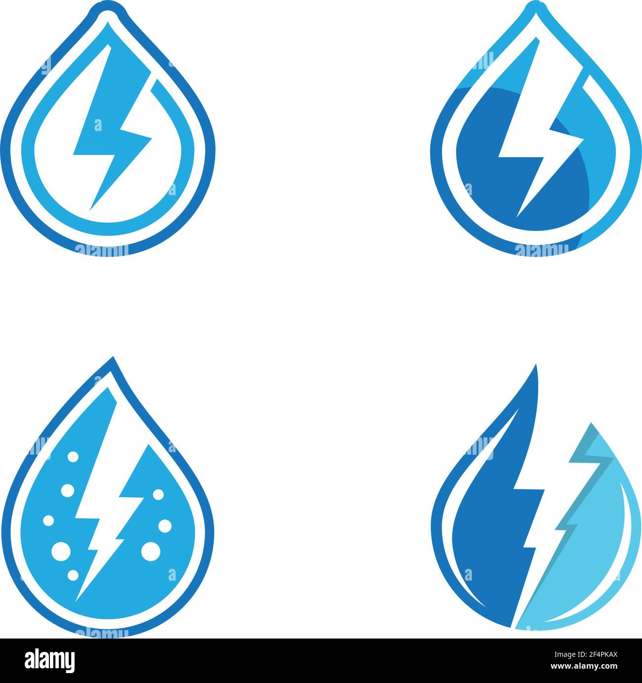 Water energy element icon logo illustration Stock Vector Image & Art ...