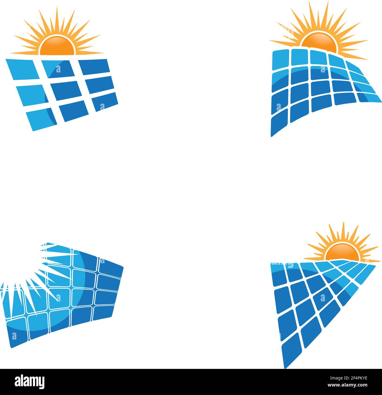 Solar panel icon logo template design Stock Vector Image & Art - Alamy