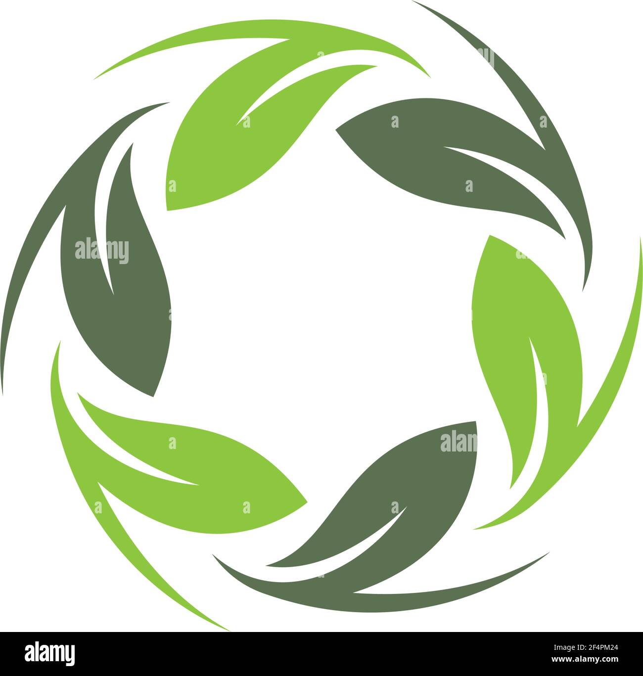 Leaf logo template vector icon design Stock Vector Image & Art - Alamy