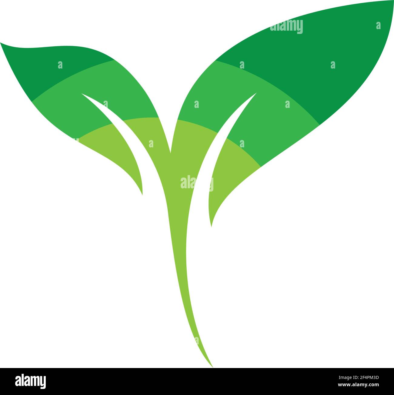 Leaf logo template vector icon design Stock Vector Image & Art - Alamy