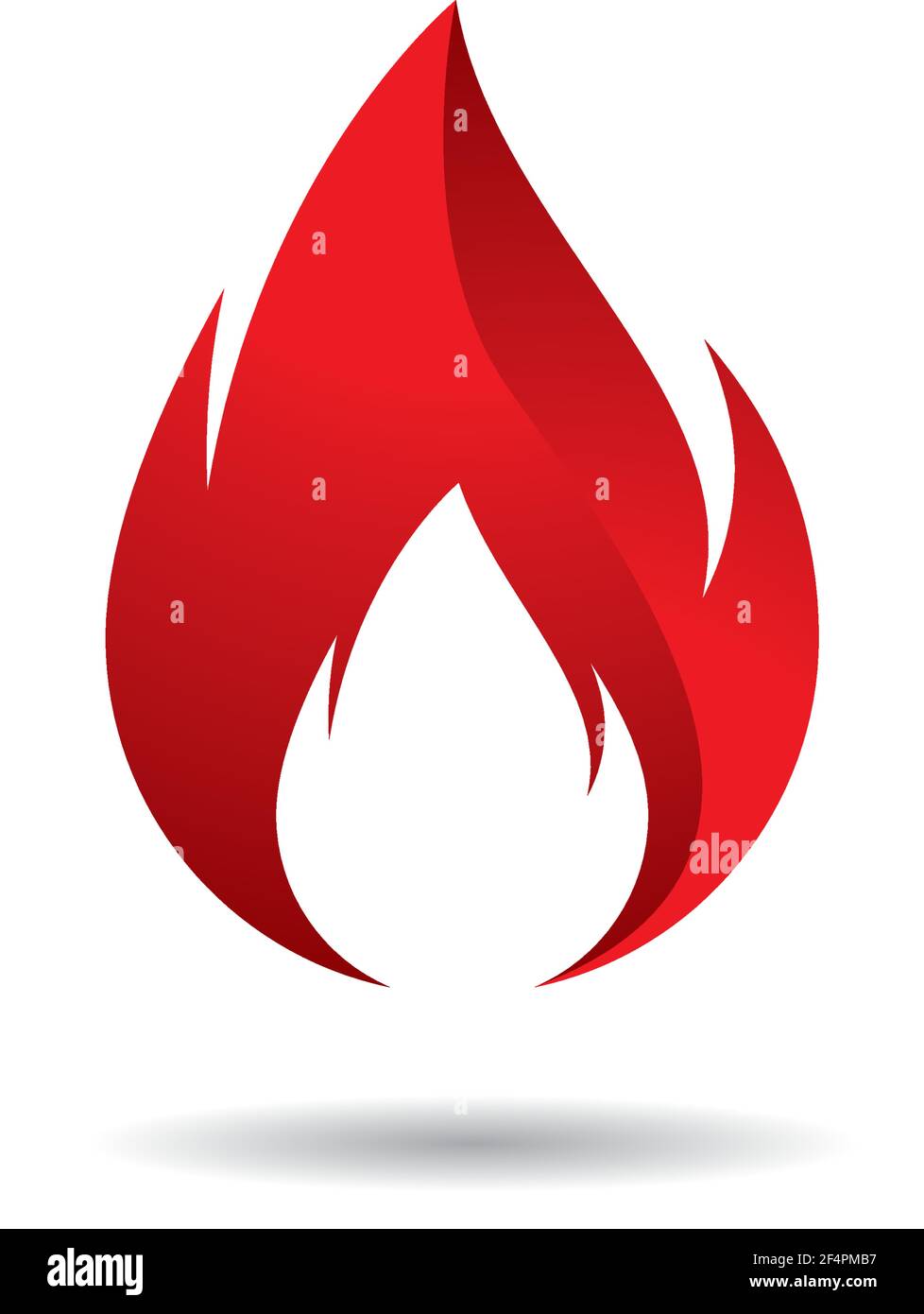 Fire logo template vector icon illustration Stock Vector Image & Art ...