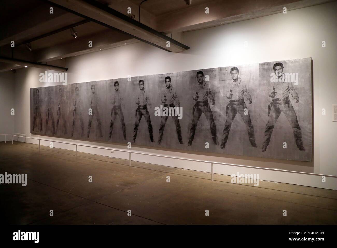 Elvis 11 Times (Studio Type)1963, a silkscreen ink and silver paint on ...