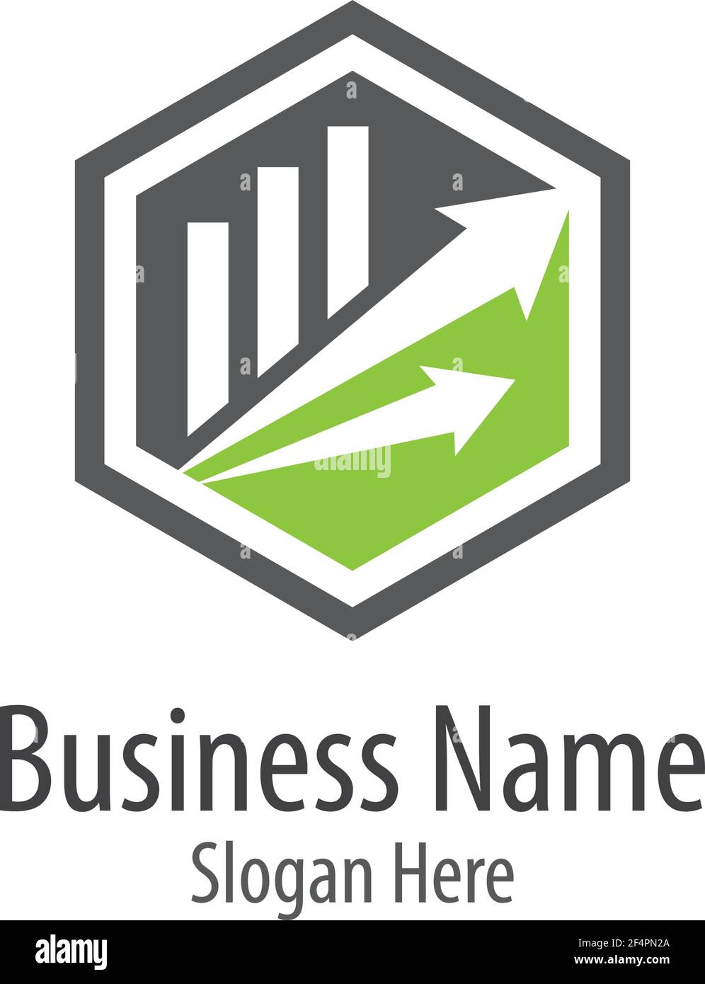 Financial business icon logo creative vector illustration Stock Vector ...